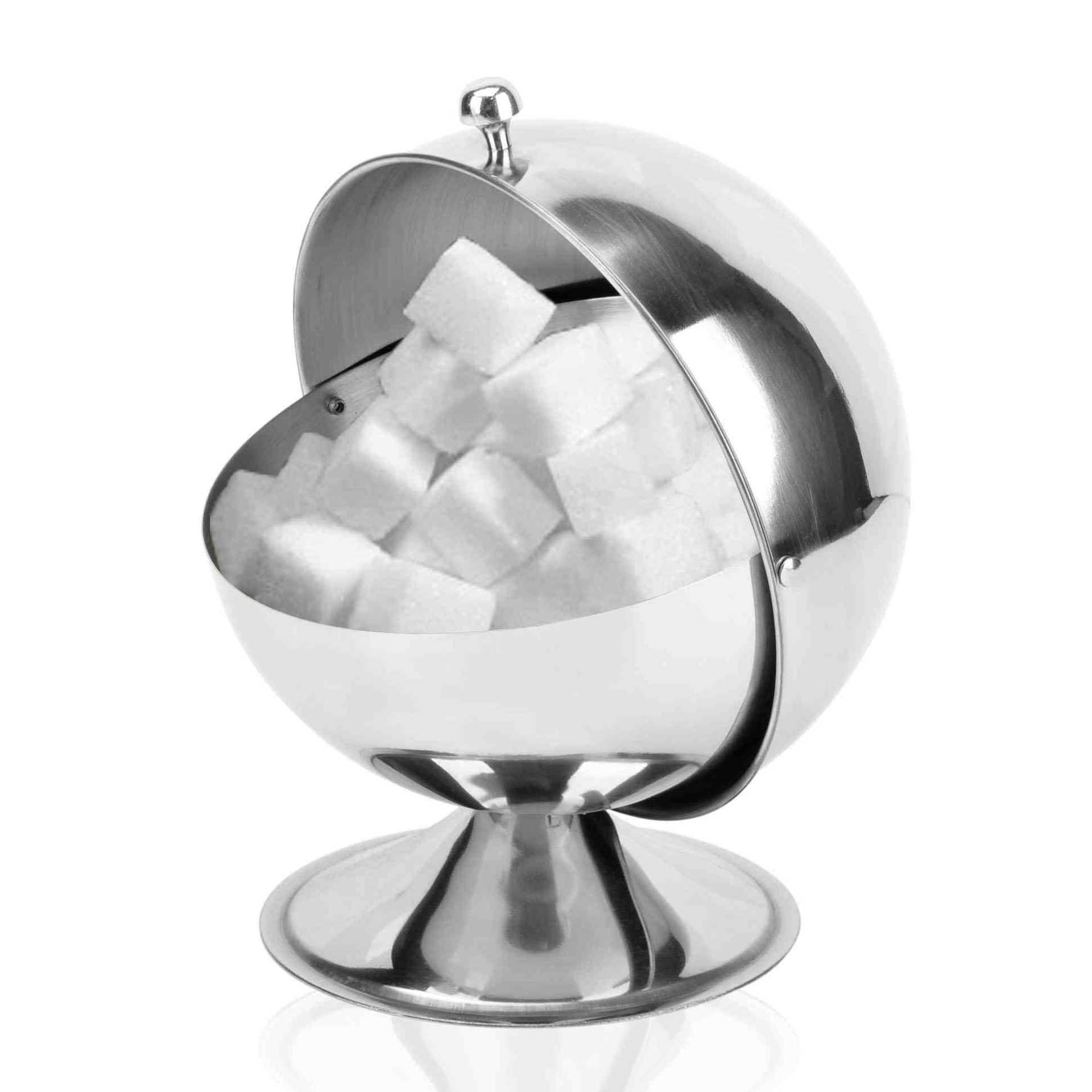 Stainless Steel Kitchen Spherical Sugar Bowl – Steelinary